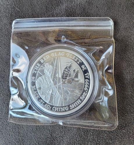 5 Oz Silbermünze Black Flag The Red Flag Fleet: Ching Shih 2021 ...