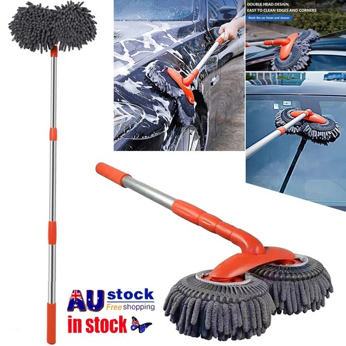 Telescoping Wax Mop Car Wash Dust Microfibre House Cleaning Brush ...