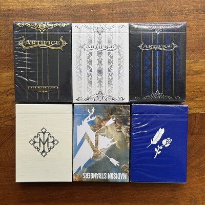 Daniel Madison Playing Card Decks Half Brick 6 Deck Set Artifice ...