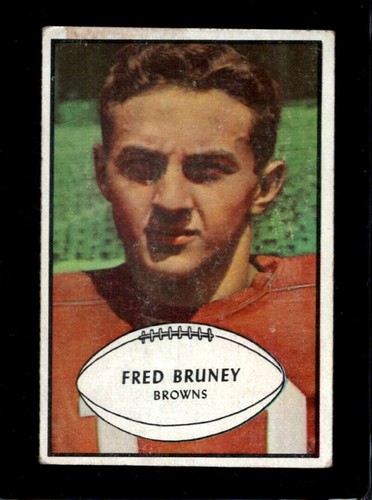 1953 BOWMAN #49 FRED BRUNEY VG SP 49ERS *SBA4938 | eBay