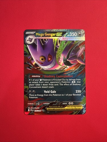 Mega Gengar EX - Phantasmal Flame - 056/094 - Mint | eBay