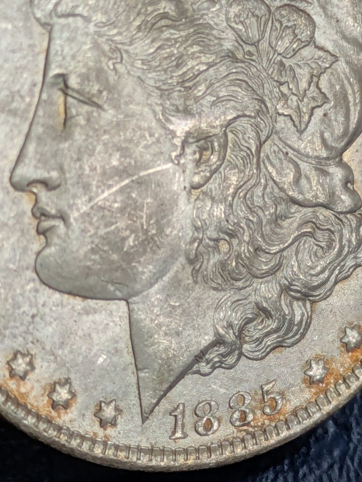 1885 O Morgan Dollar BU Uncirculated Mint State 90% Silver $1 US Coin ...