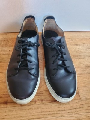 GUCCI BLACK LEATHER SHOES SNEAKERS MEN'S SIZE 10 | eBay UK