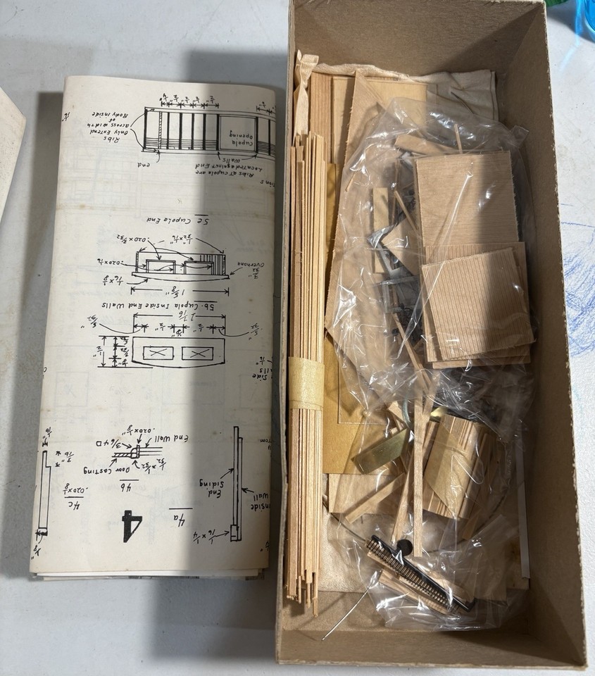 Sandy River Car Shops ON2 Caboose Kit SR&RL #551 – Craftsman Wood Kit ...