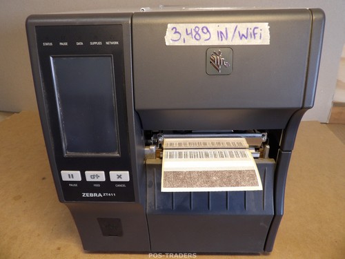 Zebra ZT411 Thermal Label Printer ZT41142-T0EC000Z WiFi LAN USB BT ...