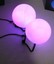 LED Poi balls Pair - flow arts - Beginners - 6 modes, rave, light ...