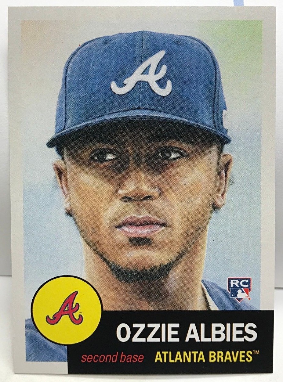 Ozzie Albies 2018 Topps Baseball Living Set Rookie RC #32 - BRAVES - SP ...