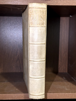 Art nNouveau Jugendstil gold vellum book Faust I&II Goethe, Jena 1910 ...