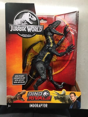 Jurassic World Dino Rivals Dinosaur INDORAPTOR Action Figure by Mattel ...