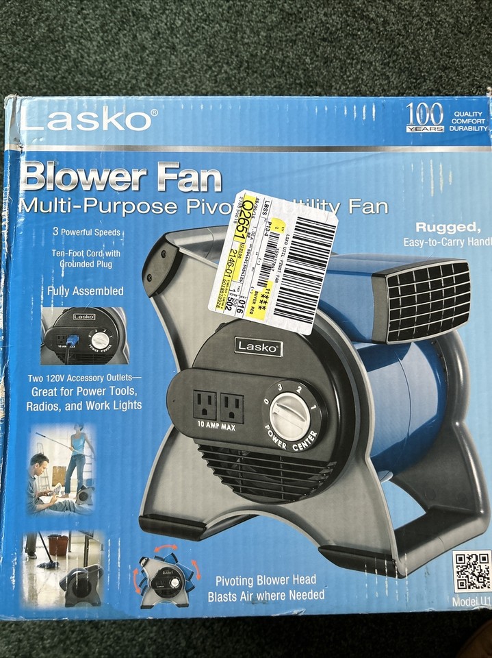 New Lasko 12" Pivoting Pro High Velocity Utility Blower Fan | eBay
