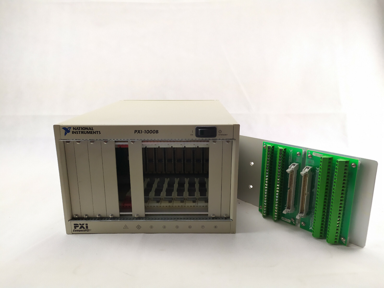 National Instruments PXI-1000B Compact PCI + 2x CB-50LP Rack Chassis | eBay