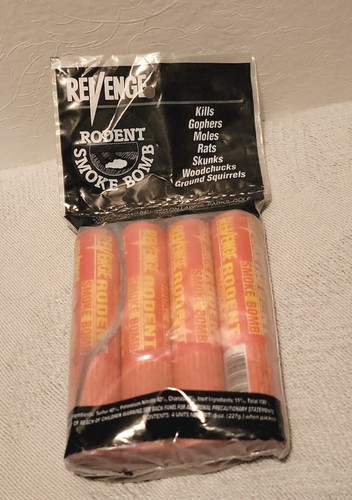 (4) Revenge Rodent Smoke Bombs w/ Instructions - Pest Control | eBay