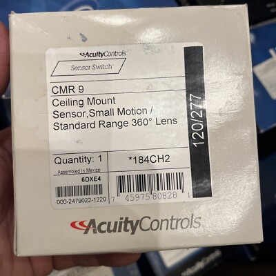 1 Acuity Sensorswitch CMR 9 occupancy sensor 12 ft radius, ceiling ...