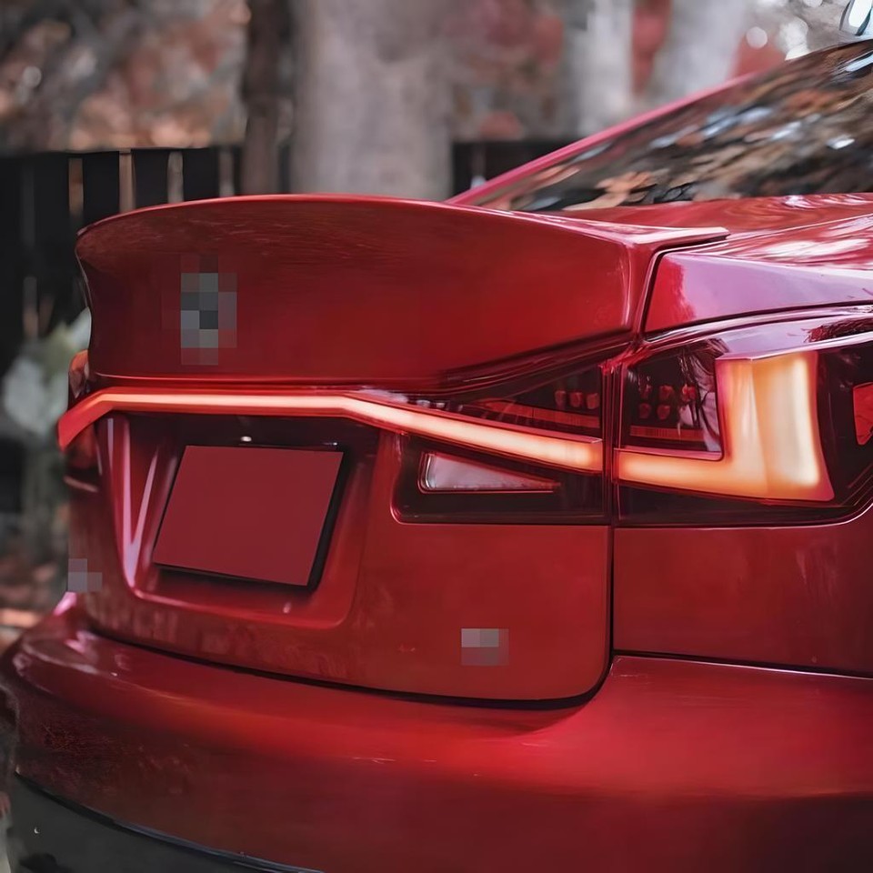 Smoked LED Tail Light Kit w/ Trunk Light Bar For 2006-2013 Lexus IS250 ...