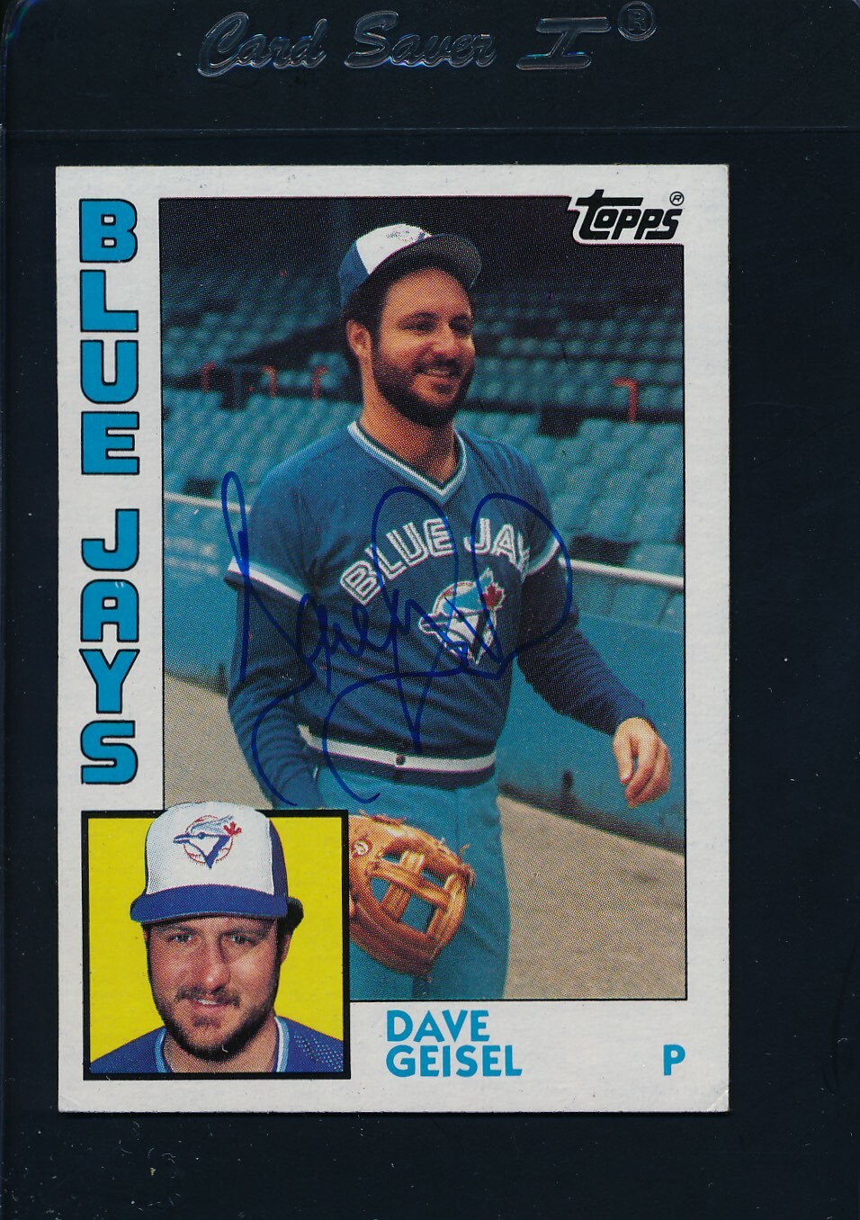 1984 Topps #256 Dave Geisel Blue Jays Signed Auto *14317 | eBay