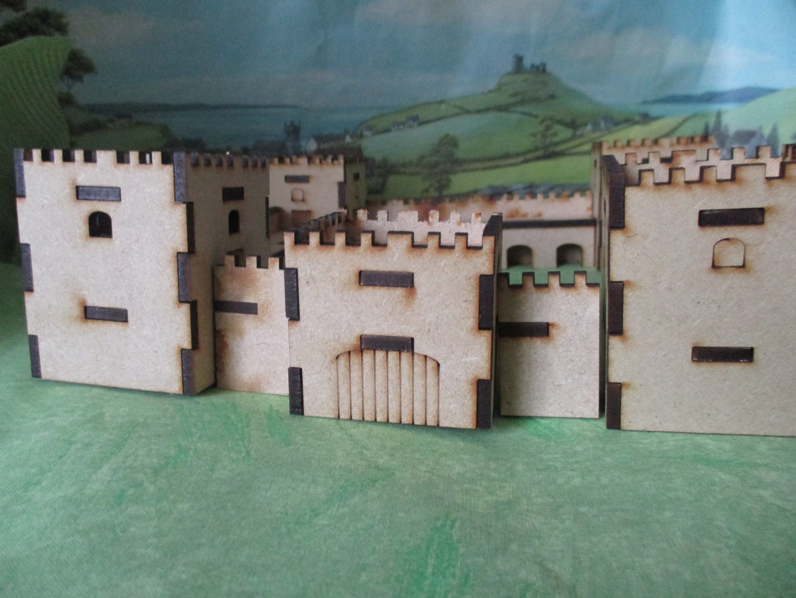 10mm Castle Fort Napoleonic medieval Max 325x200x63mm High Laser Cut ...