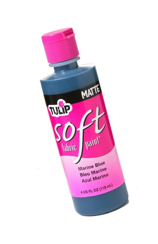 Tulip 26537 Soft Fabric Paint 4oz Matte Marine Blue | eBay