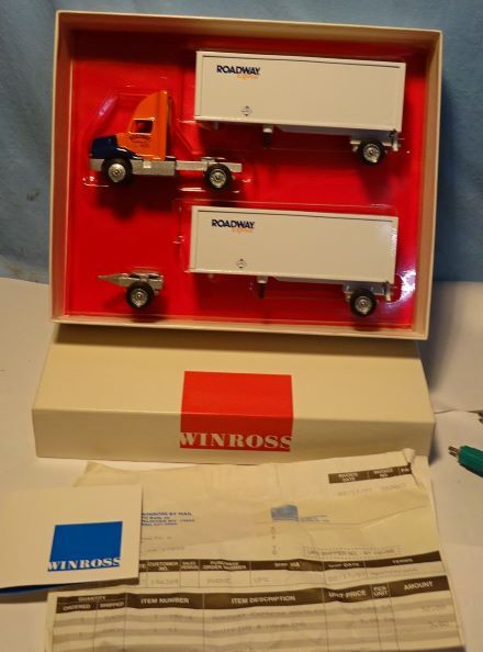 * Vintage - WINROSS - ROADWAY Express DOUBLES - Set #3 - NICE w ...