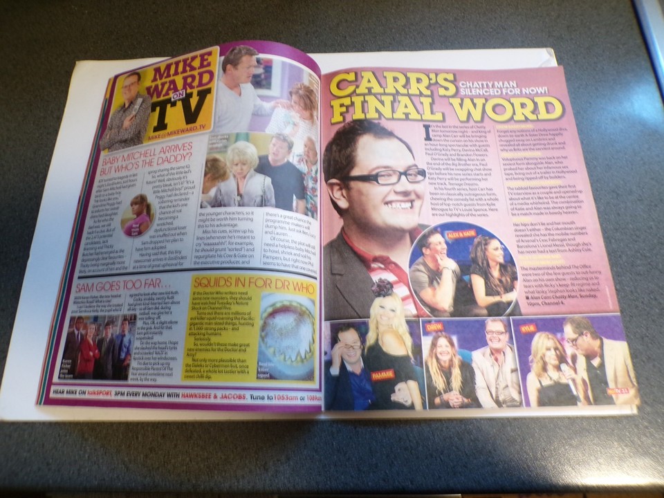 HOT TV MAGAZINE - LACEY TURNER, ALAN CARR- 4TH SEPT 2010 | eBay UK