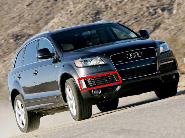 Genuine Audi Q7 2006 - 2009 OSF Driver Side Front Bumper Grill ...