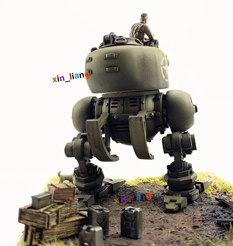 Resin Sherman Tank Mecha Model Kit GK Unpainted Unassembled Figure ...