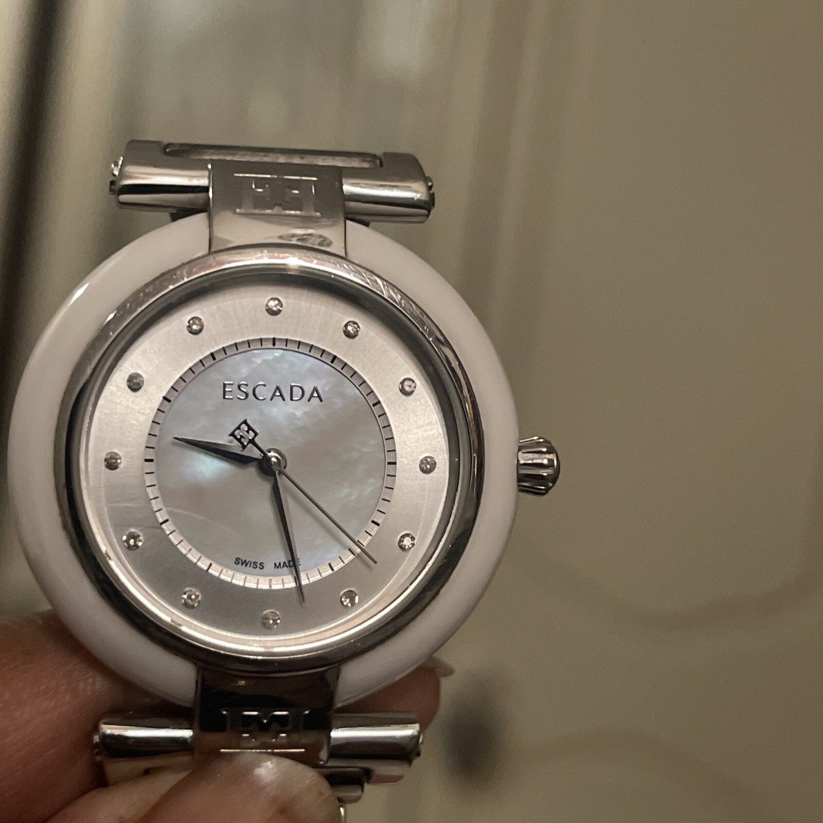 Escada Lauren watch With Precious Stone Markers | eBay