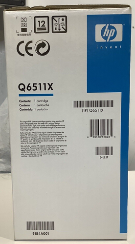 HP 11X (Q6511X) Black LaserJet Toner Cartridge for sale online | eBay