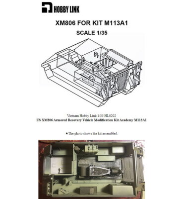 Hobby Link 1/35 XM806 Recovery Conversion Set for M113A1 kits | eBay