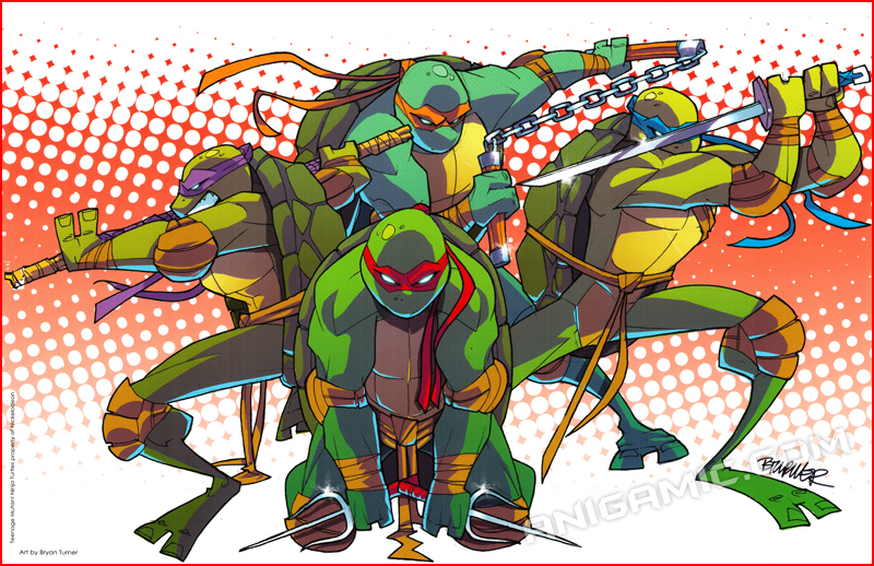 Tmnt 2003 Wallpaper TMNT 25 "4kids" Wallpaper ..style Guide Art By