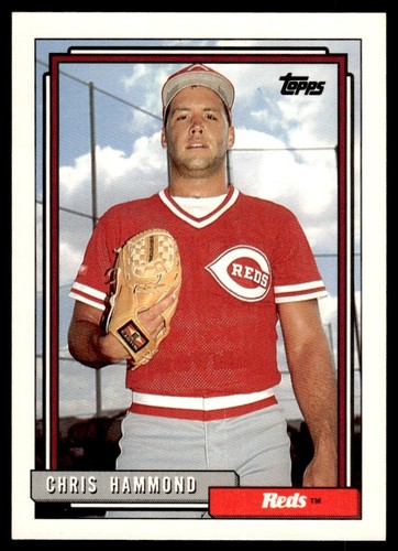1992 Topps Baseball Card Chris Hammond Cincinnati Reds #744 | eBay