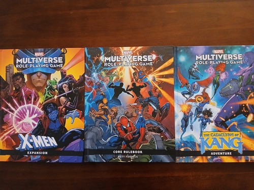 Marvel Multiverse RPG Lot of 3x Hardbacks - Core, X-Men, Cataclysm of ...