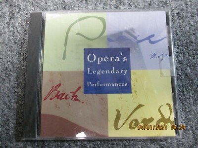 Opera's Legendary Performances (RCA Simply Classical Collection) / Mint ...