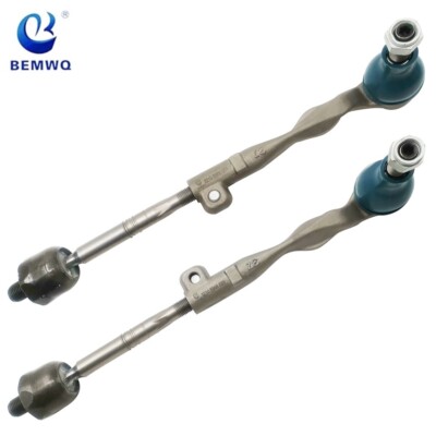 2Pcs Front Inner & Outer Tie Rods Lh &Rh for BMW 530e 530i 540i 740i ...
