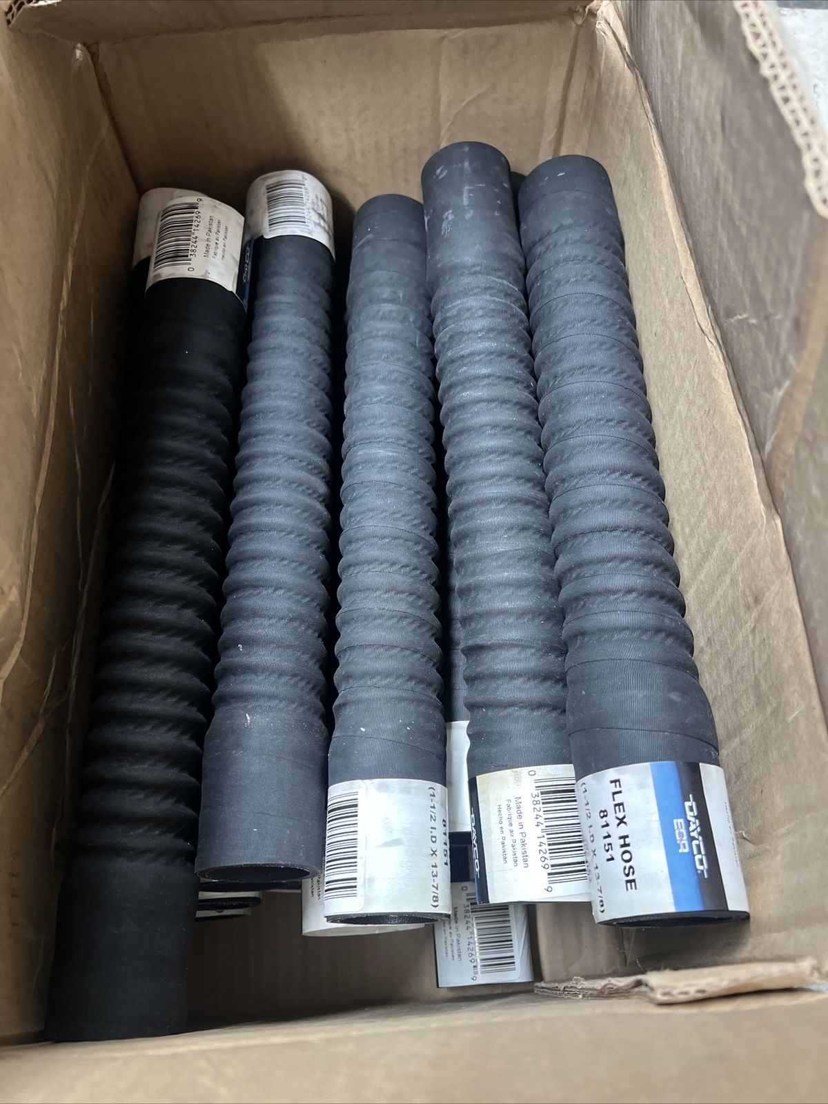 Box Of 20 Dayco 81151 Radiator Flex Hose 1-1/2 X 13 7/8 | eBay