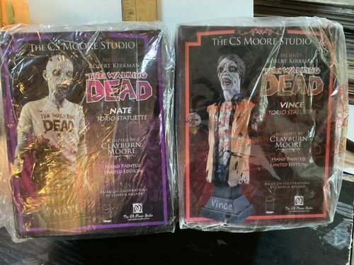 WALKING DEAD NATE & VINCE STATUETTES CS MOORE IMAGE LTD EDITIONS | eBay