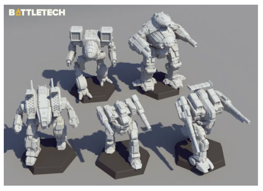 Battletech Wolf's Dragoon Assault Star Mech Pack Mercenaries ...