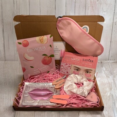 Pink Pamper Hamper For Her Skincare Giftset Beauty Box Self Care ...