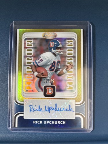 2024 Panini Certified Mirror Signatures Auto Rick Upchurch /15 | eBay