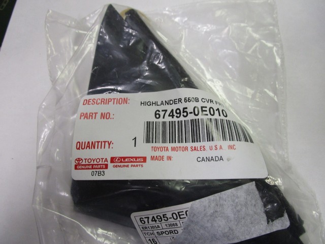 Genuine Toyota Corner Trim 67495-0e010 for sale online | eBay