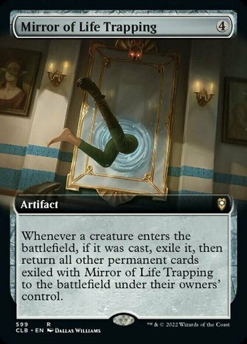 Mirror of Life Trapping - Foil - Extended Art NM, English MTG Commander ...