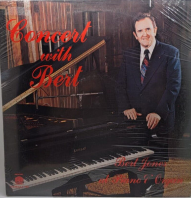 Bert Jones Concert With Bert at Piano & Organ Vinyl Record LR-1009 | eBay