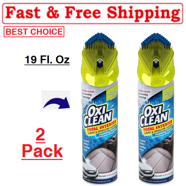 (Pack of 2) OxiClean Total Care Carpet & Upholstery Cleaner, 19 Fl. Oz ...