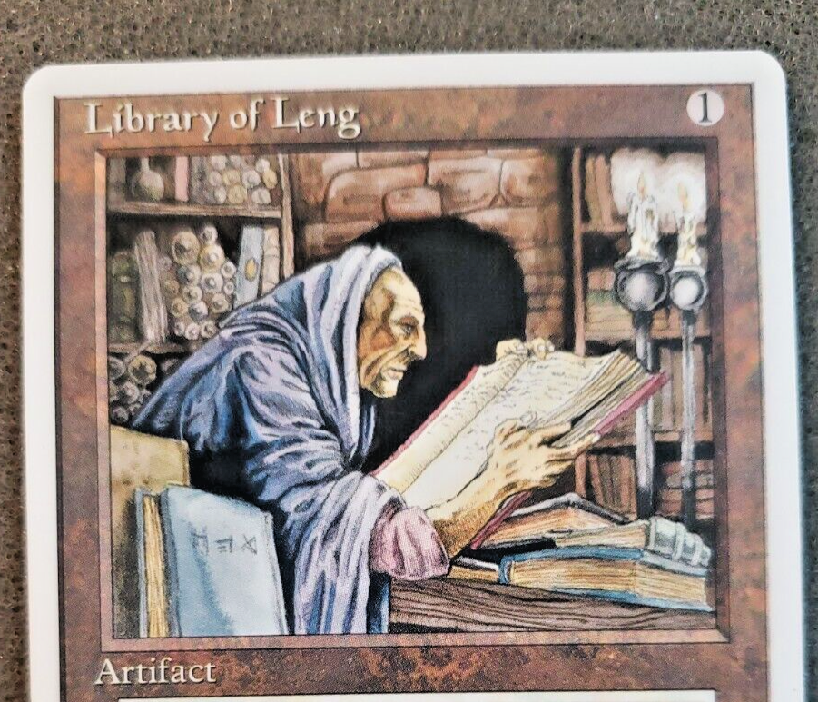Library of Leng - Fourth Edition (4ED) - Magic: The Gathering NM ...