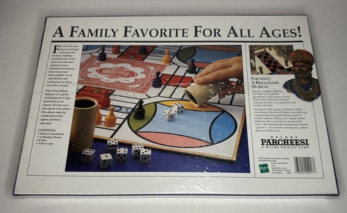Deluxe Parcheesi Milton Bradley / A Royal Game Of India Edition / 1999 ...
