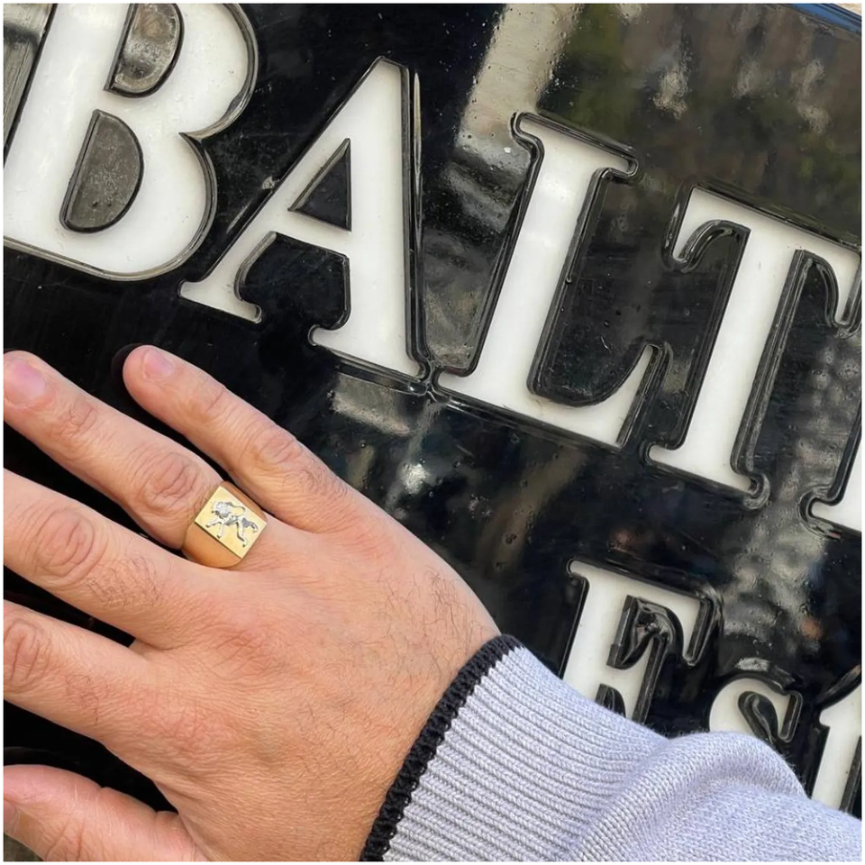 Jewish Lion of Judah Ring 14K Gold Two Tone Men’s Biblical Symbol ...