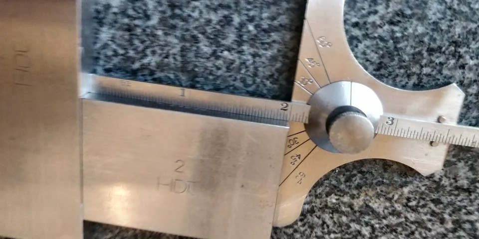 Starrett 236 Combination Steel Rule Depth and Angle Gauge | eBay