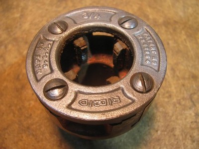 Ridgid 00R 3/4" Drop Die Head Ratchet Hand Pipe Threader | eBay