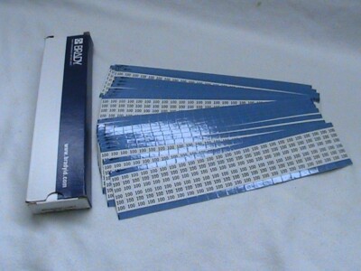 NEW BRADY MARKER LABELS WM-100-PK Y930939 23 FULL SHEETS | eBay