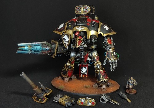 Warhammer 40k commission painted Knight Preceptor Canis Rex magnetized ...