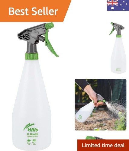 Lightweight 1L Garden Trigger Sprayer - Adjustable Mist to Jet Spray ...